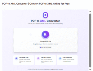 PDF to XML Converter | Free Online XML Conversion Tool