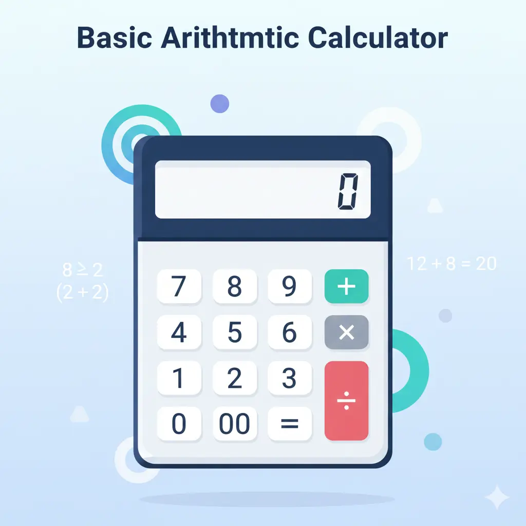 Basic Arithmetic Calculator – Solve Math Problems Online Instantly